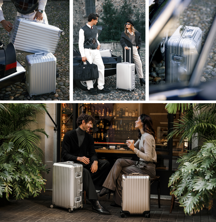 TREVA Aluminum Suitcase Champagne | MVST